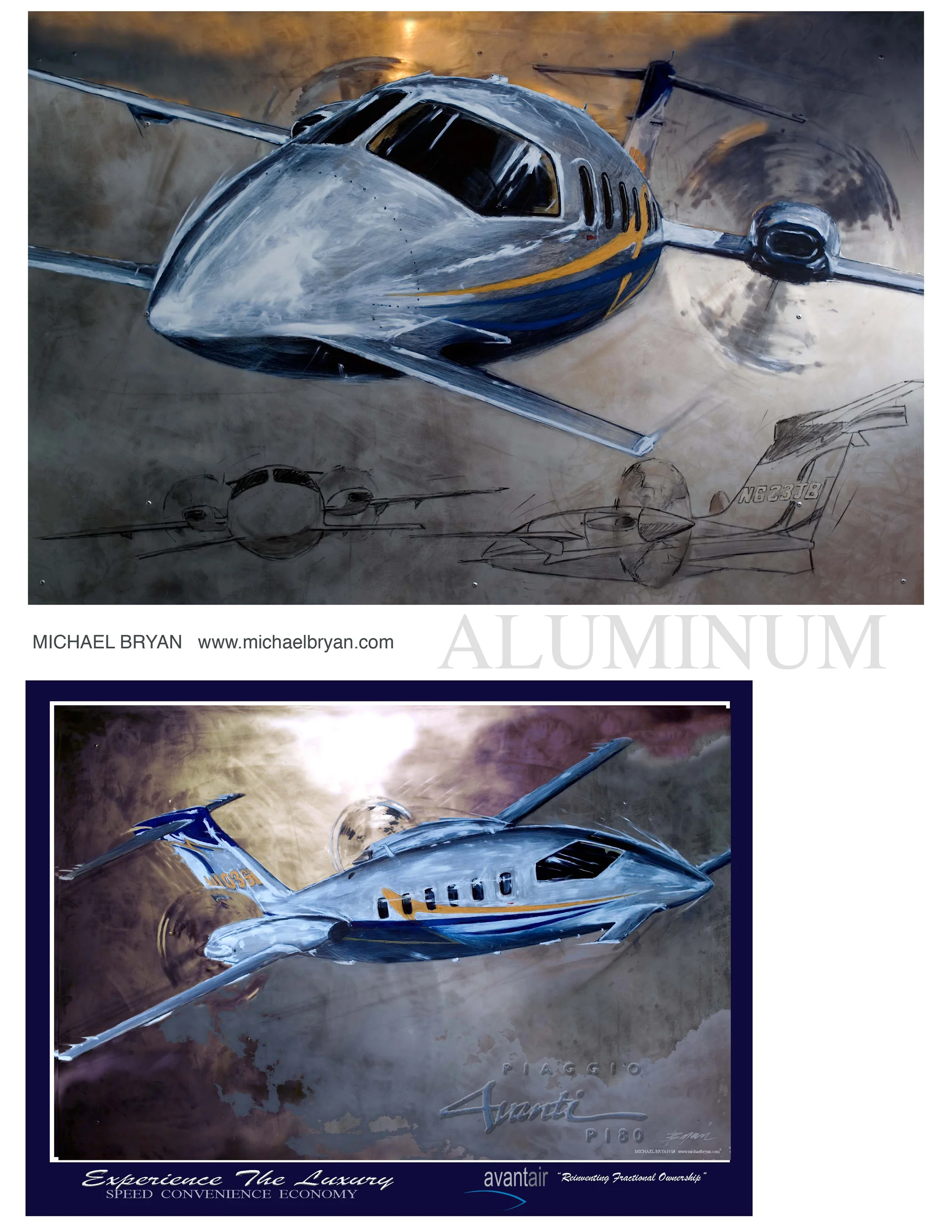 Laguna Beach, CA Artist Michael Bryan: Custom Paintings on Aluminum