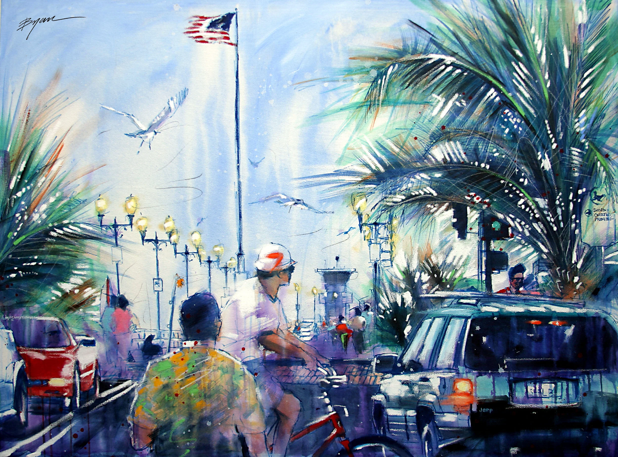 Laguna Beach, CA Artist Michael Bryan: Custom Paintings on Aluminum