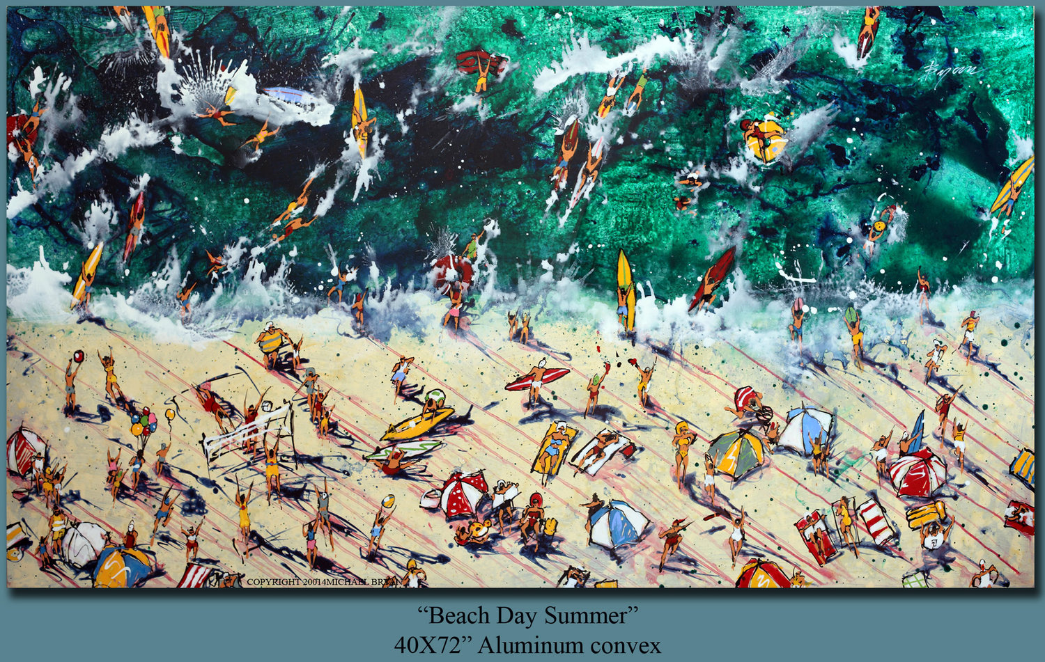 Laguna Beach, CA Artist Michael Bryan: Custom Paintings on Aluminum