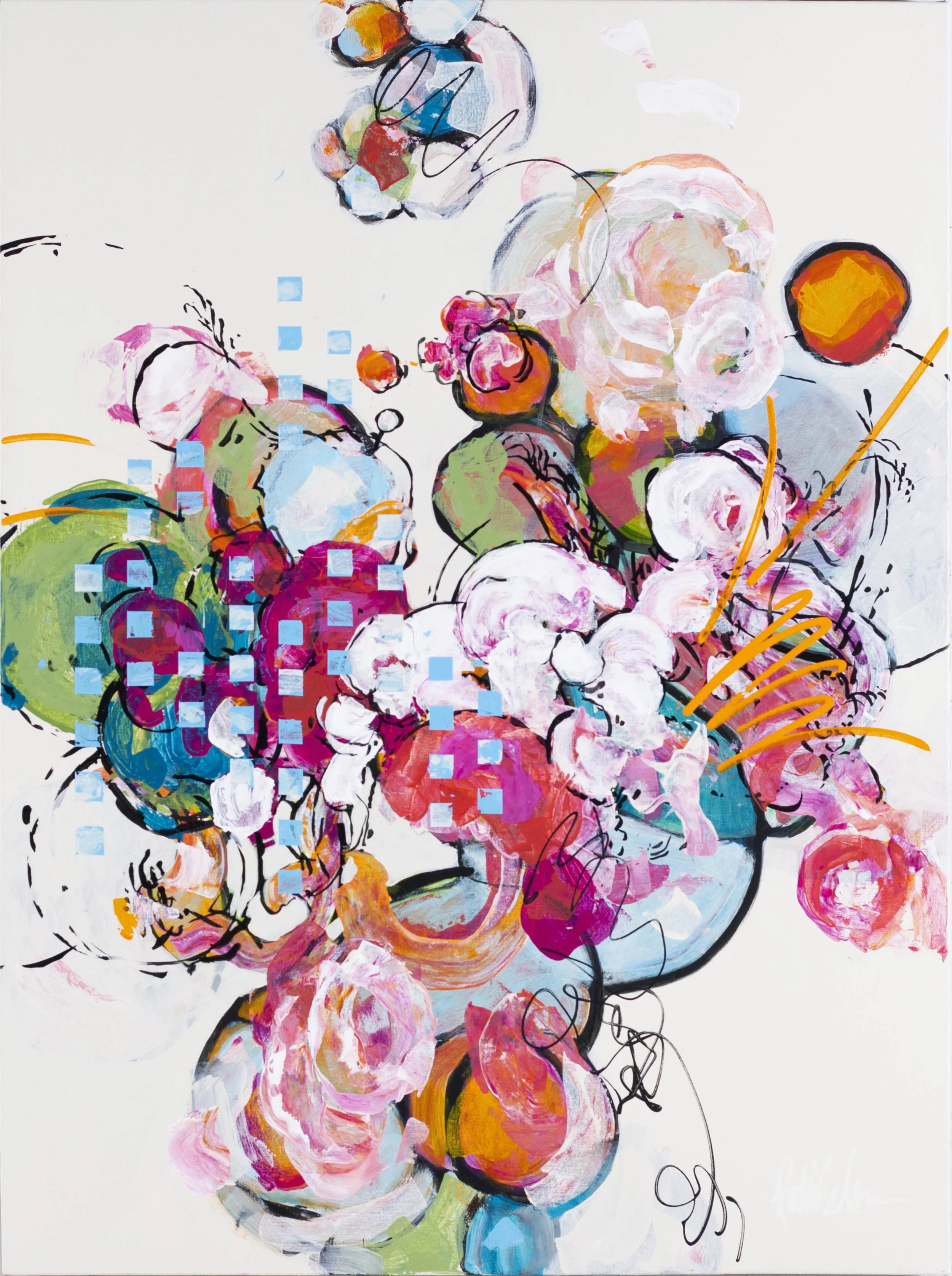 Acrylic Painting Modern Art Artist | Patrick Kemal Pryor