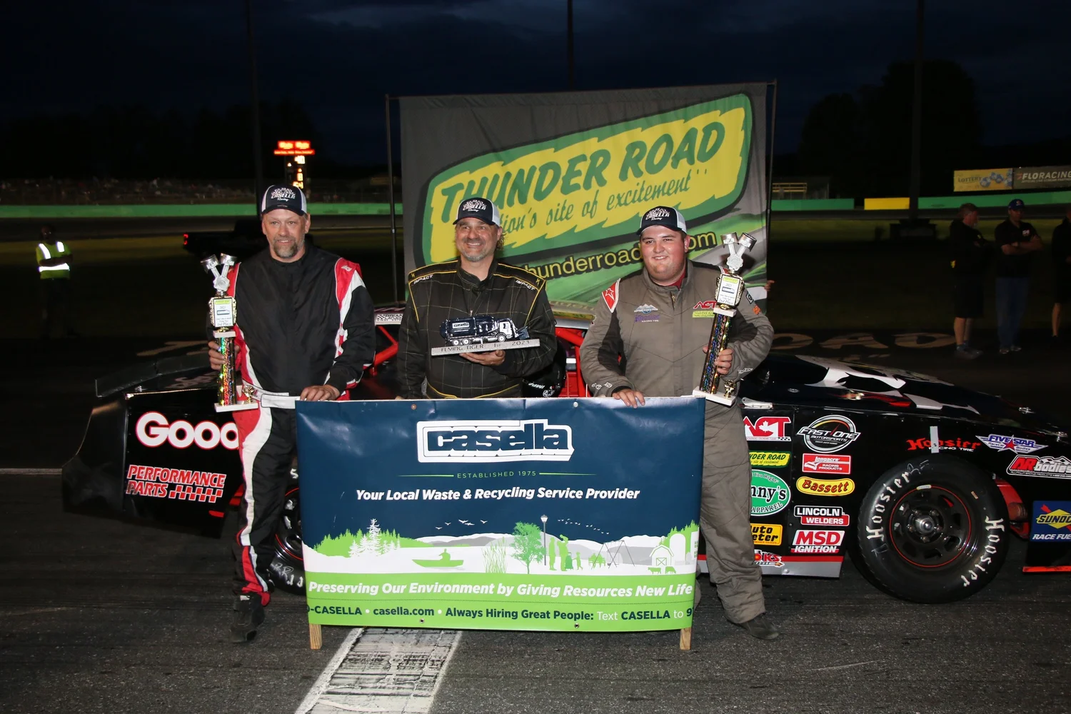 Scott Dragon Takes Father’s Throwback to Podium Before Winning Late ...