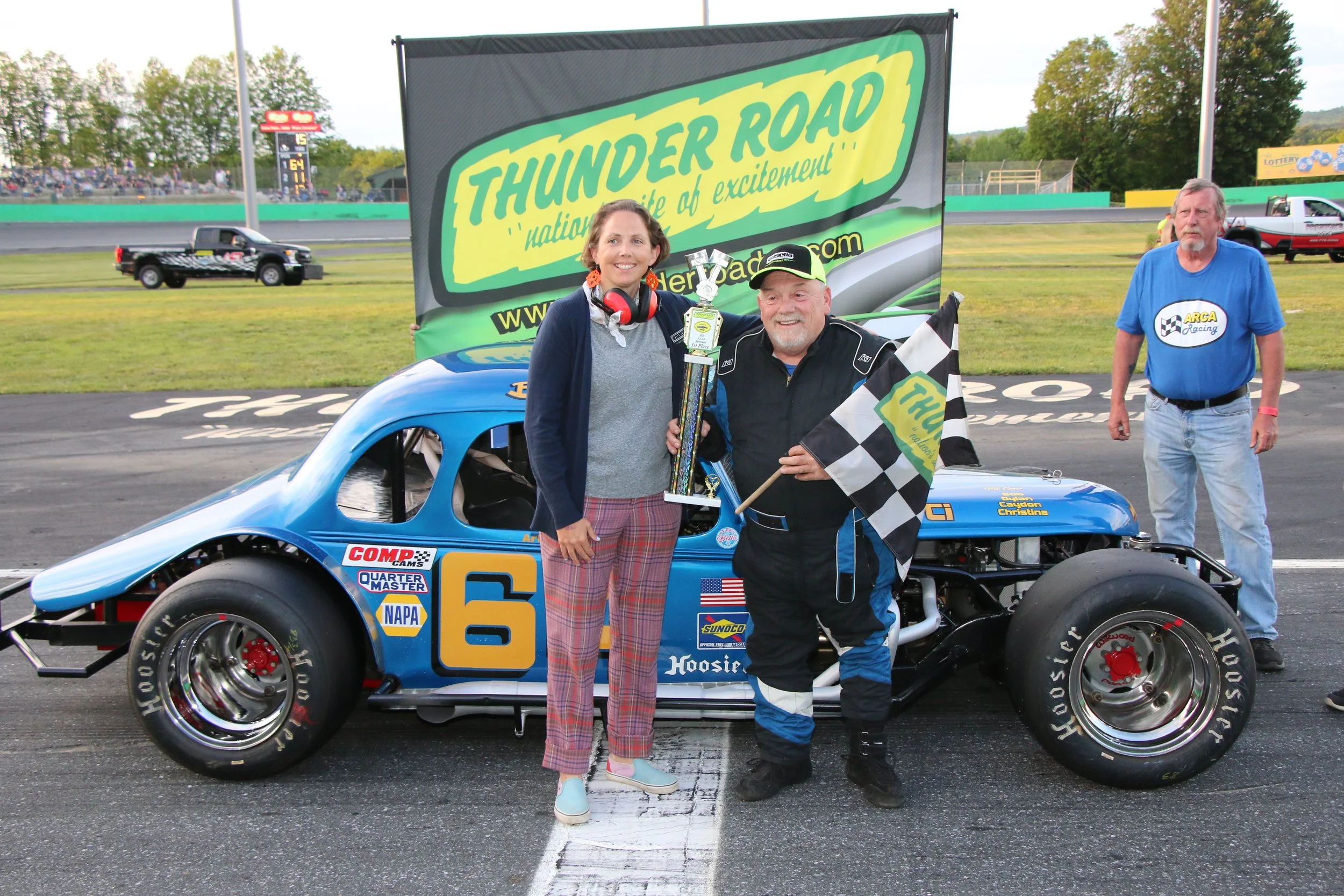 Scott Dragon Takes Father’s Throwback to Podium Before Winning Late ...