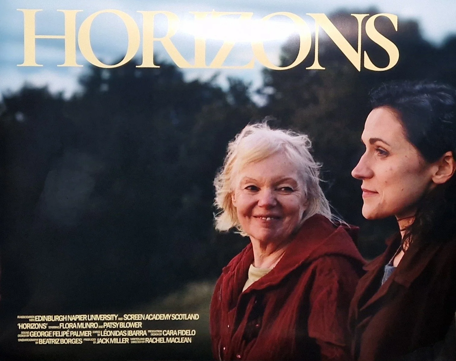 Patsy Blower in moving short "Horizons' — Alpha Actors