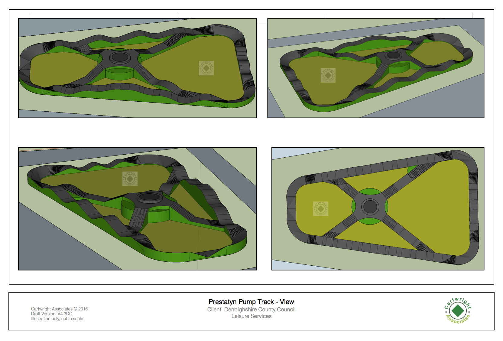 Prestatyn Pump Track Design - Cartwright Associates