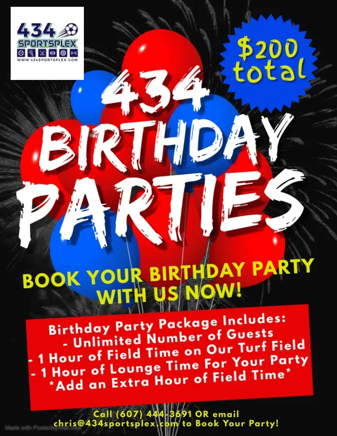 Birthday Parties — 434 SportsPlex