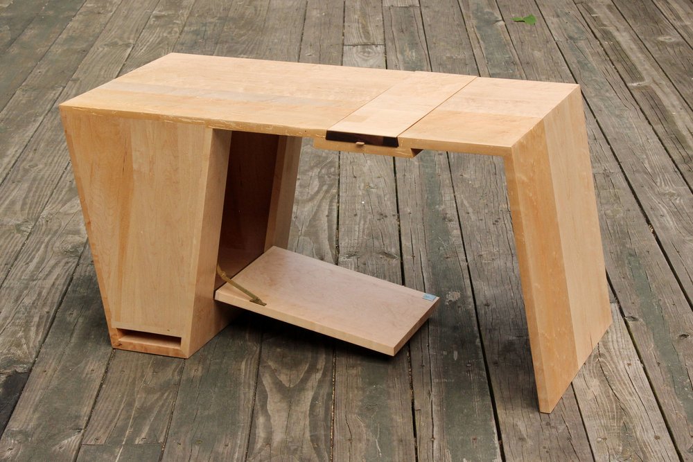 Birds Eye Maple Table