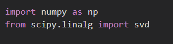 SVD Algorithm Tutorial in Python — Accel.AI