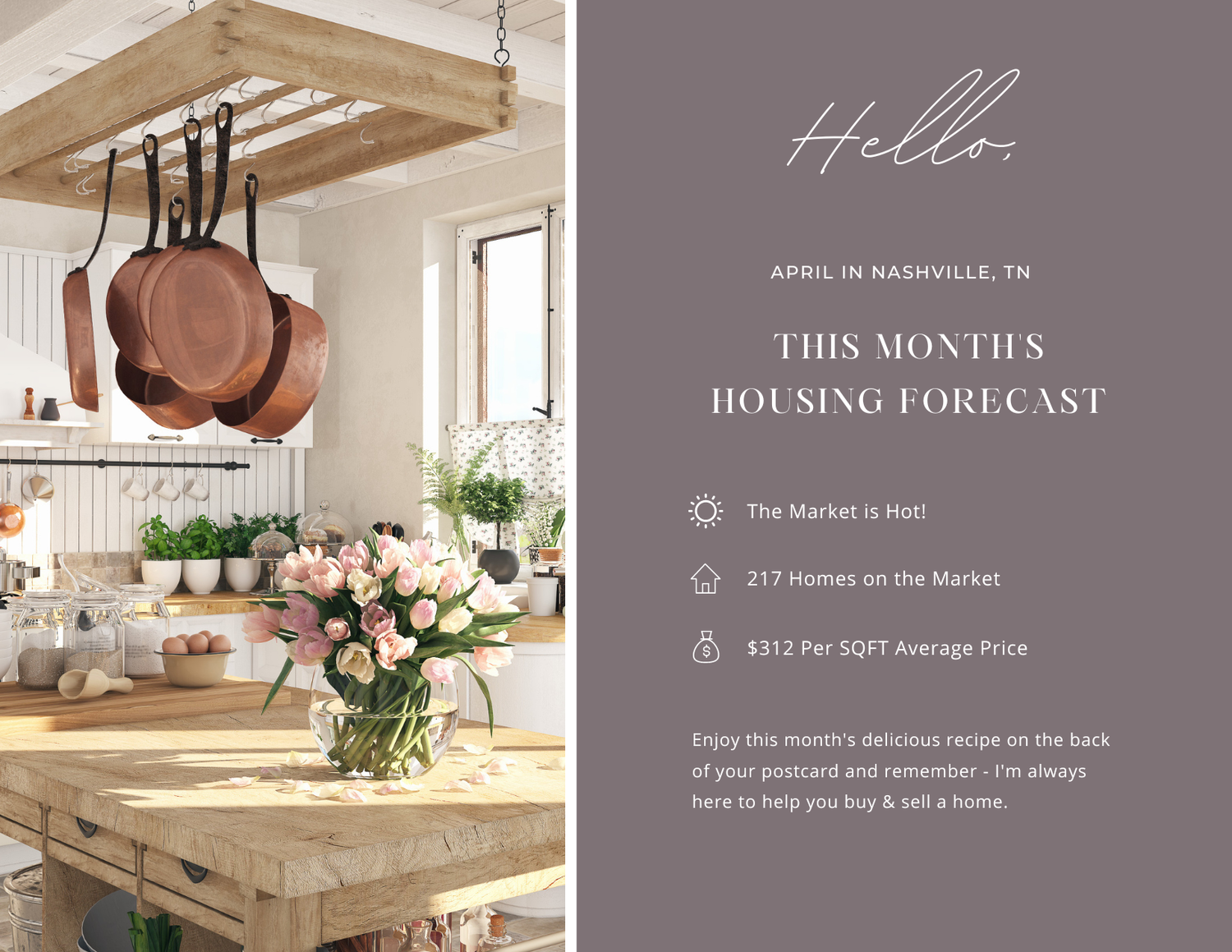 Monthly Postcard Mailer — Ladies of Real Estate