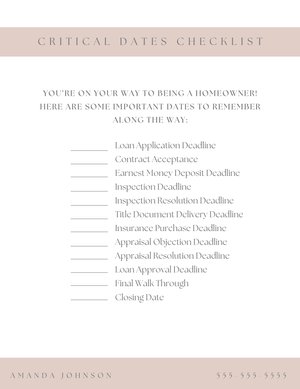 Buyer & Seller Checklists — Ladies of Real Estate