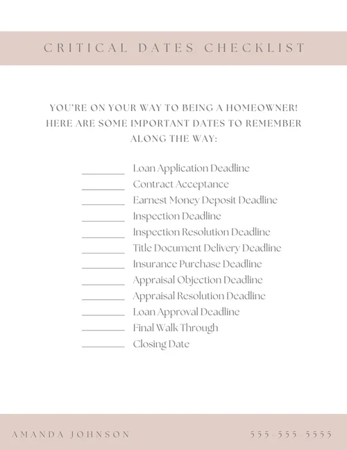 Buyer & Seller Checklists — Ladies of Real Estate