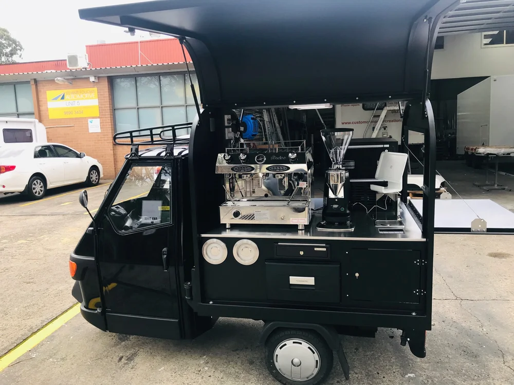 Piaggio APE 50 — Custom Coffee Vans