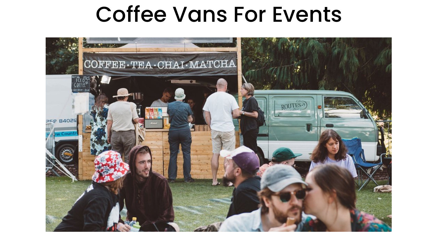 Custom Coffee Vans