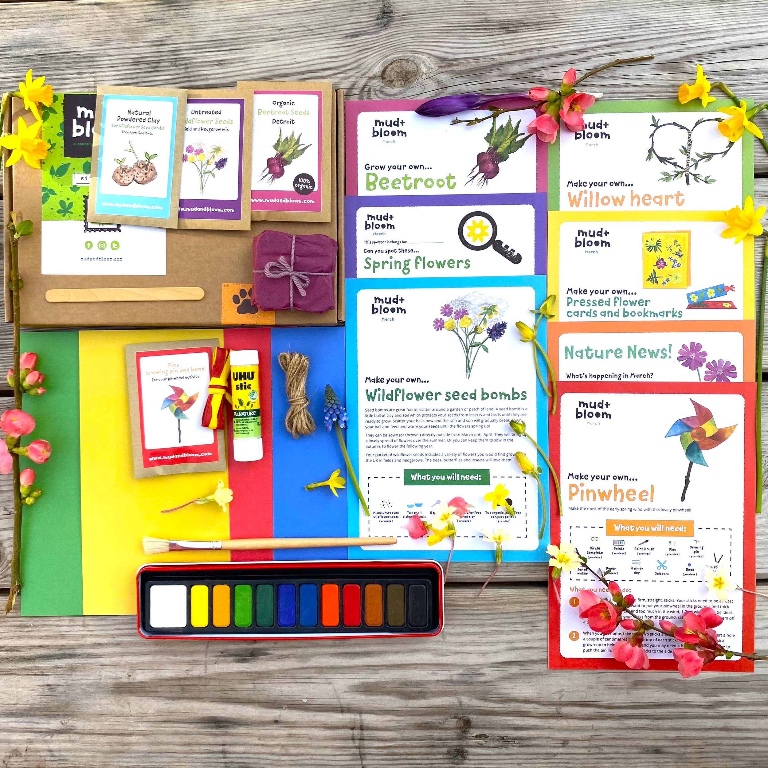 Buy our previous months' Mud & Bloom boxes