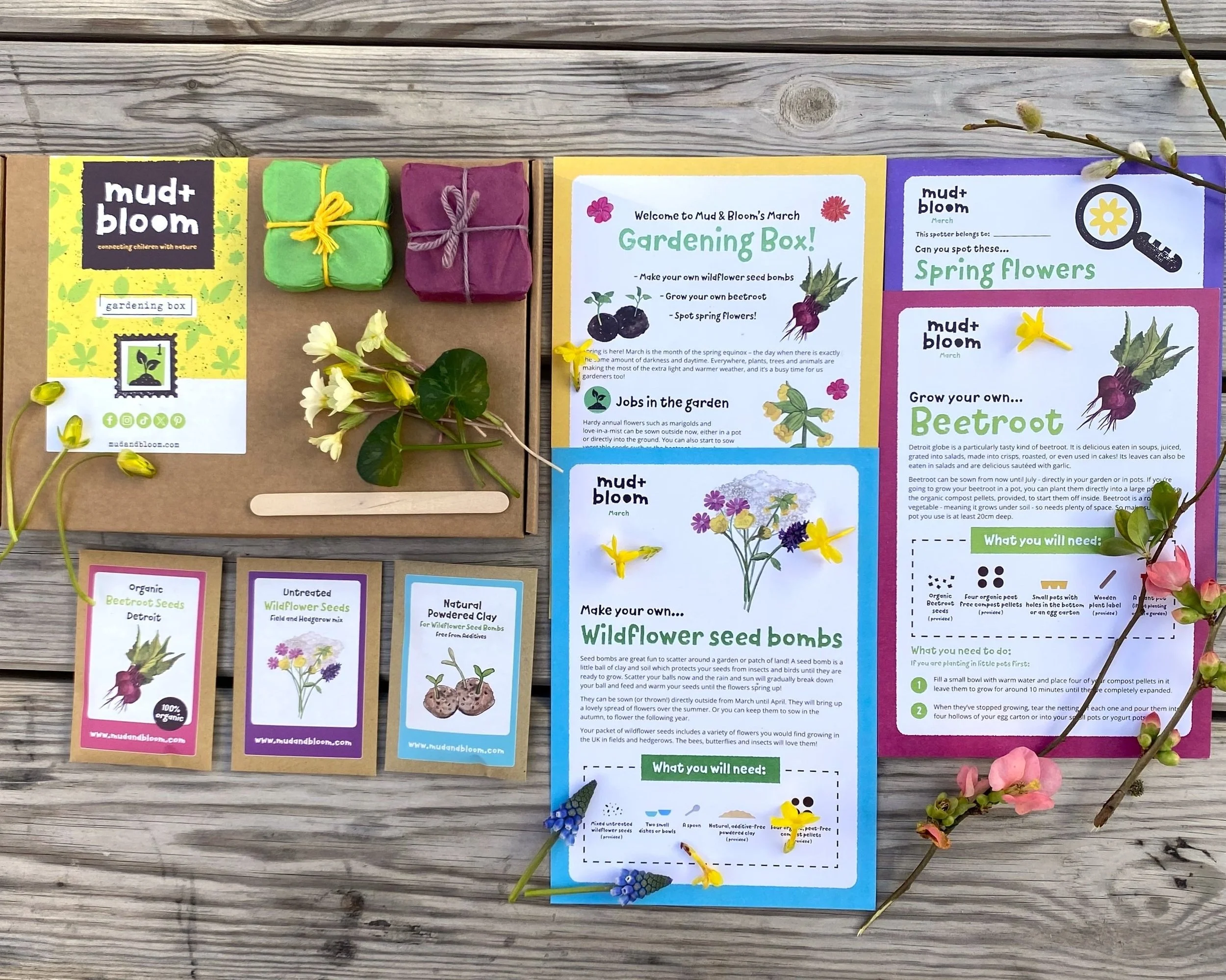 Buy our previous months' Mud & Bloom boxes
