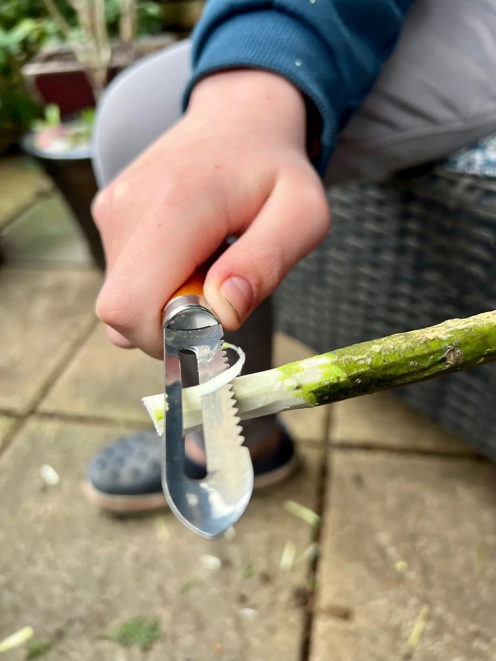 Whittled stick characters - Mud & Bloom