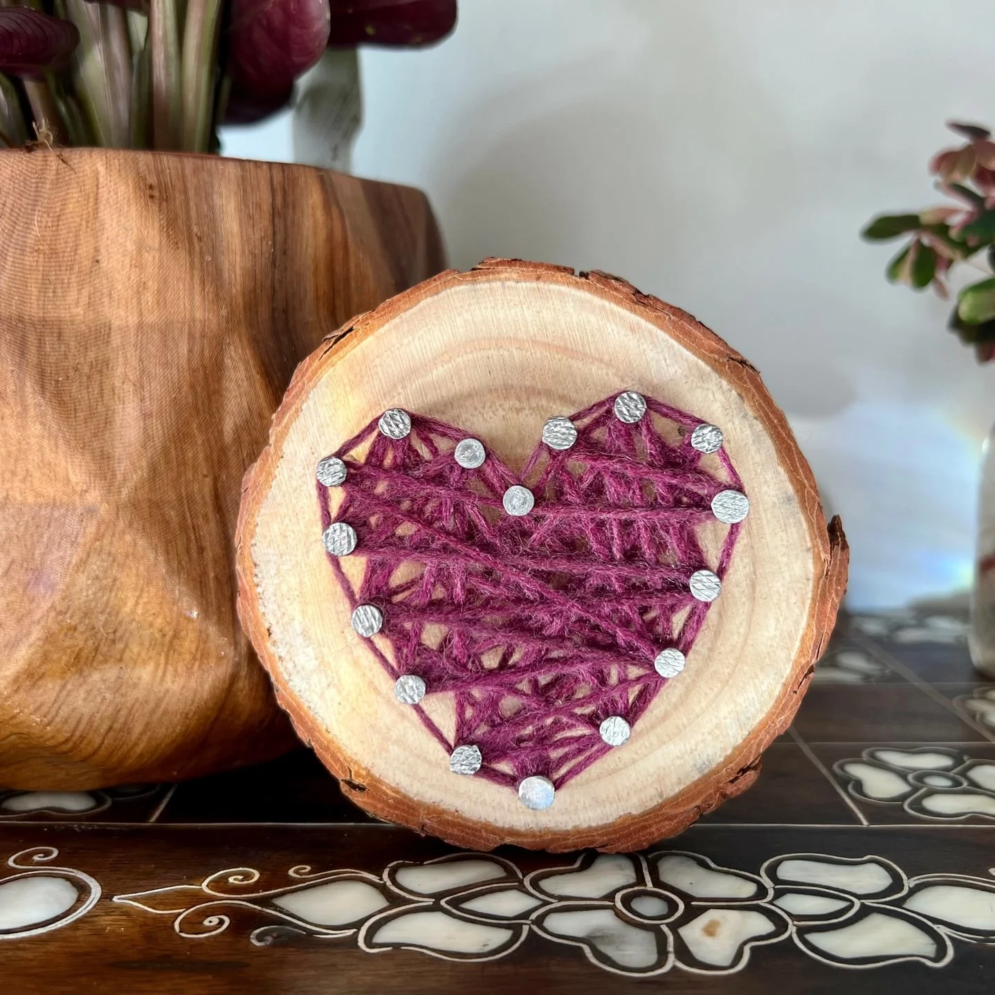 String art hearts - Mud & Bloom