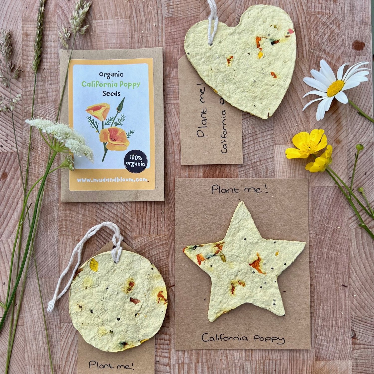 Plantable seed tags - Mud & Bloom