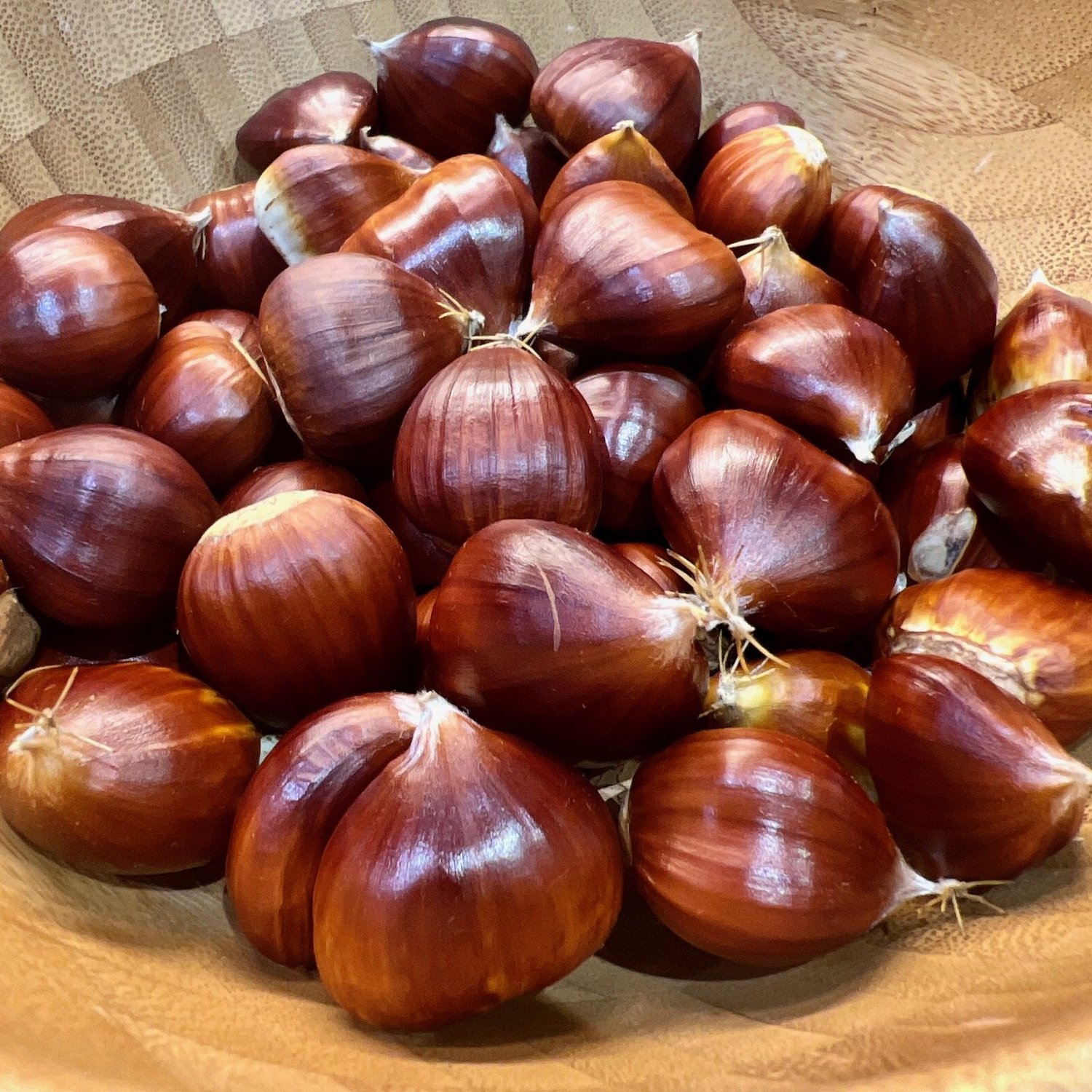 Roasting foraged chestnuts - Mud & Bloom