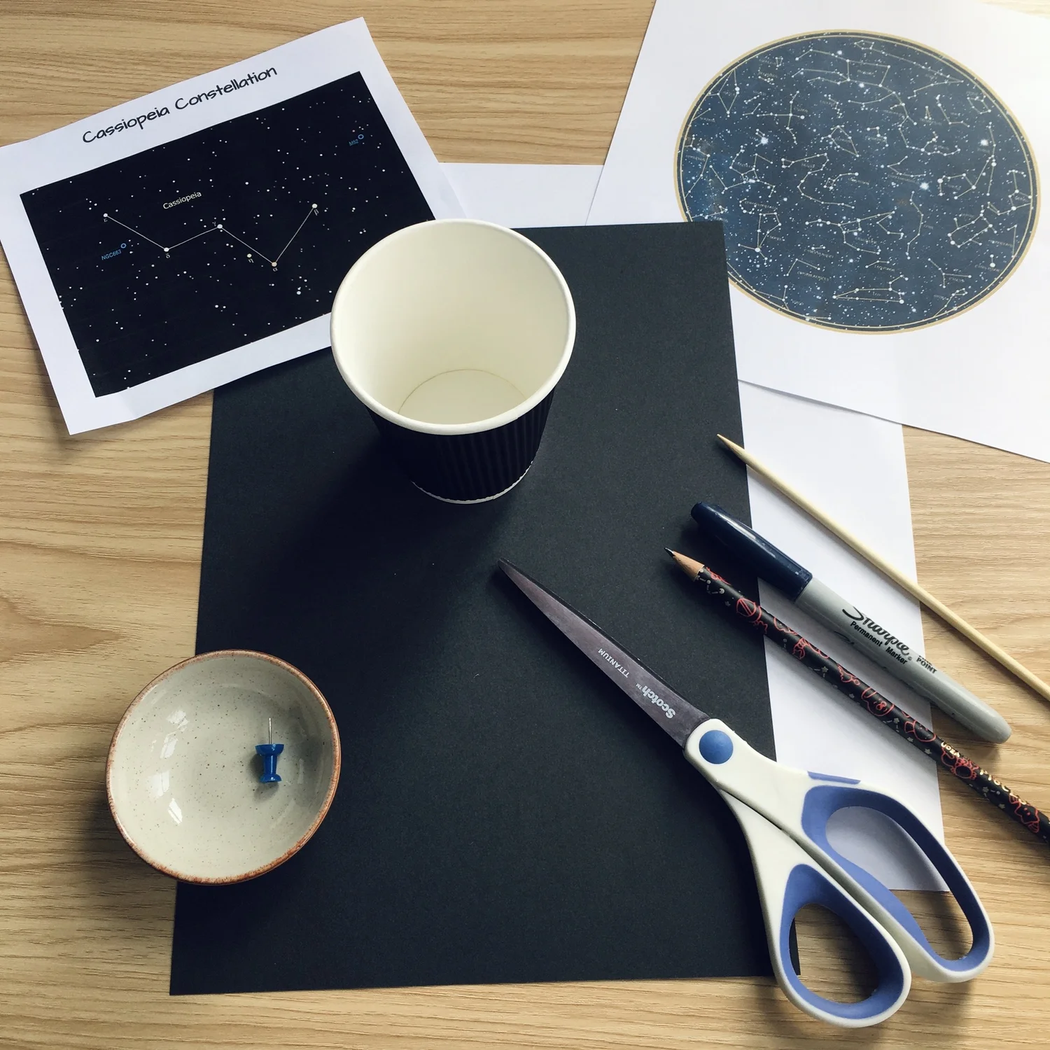 Make a constellation projector - Mud & Bloom