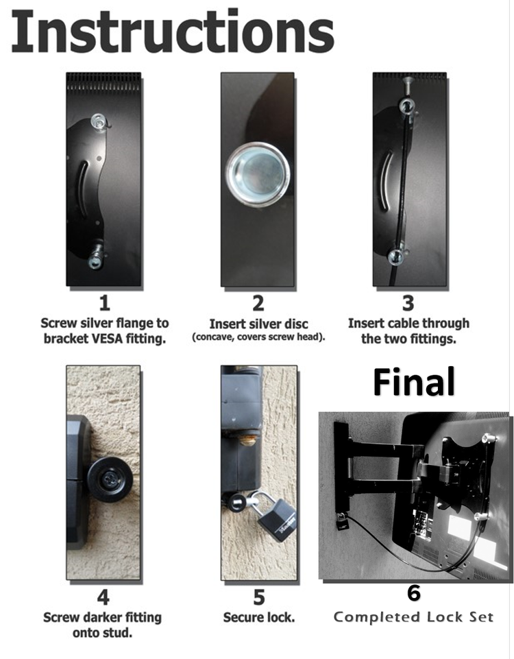 TV Lock Set — Outdoor TV Covers