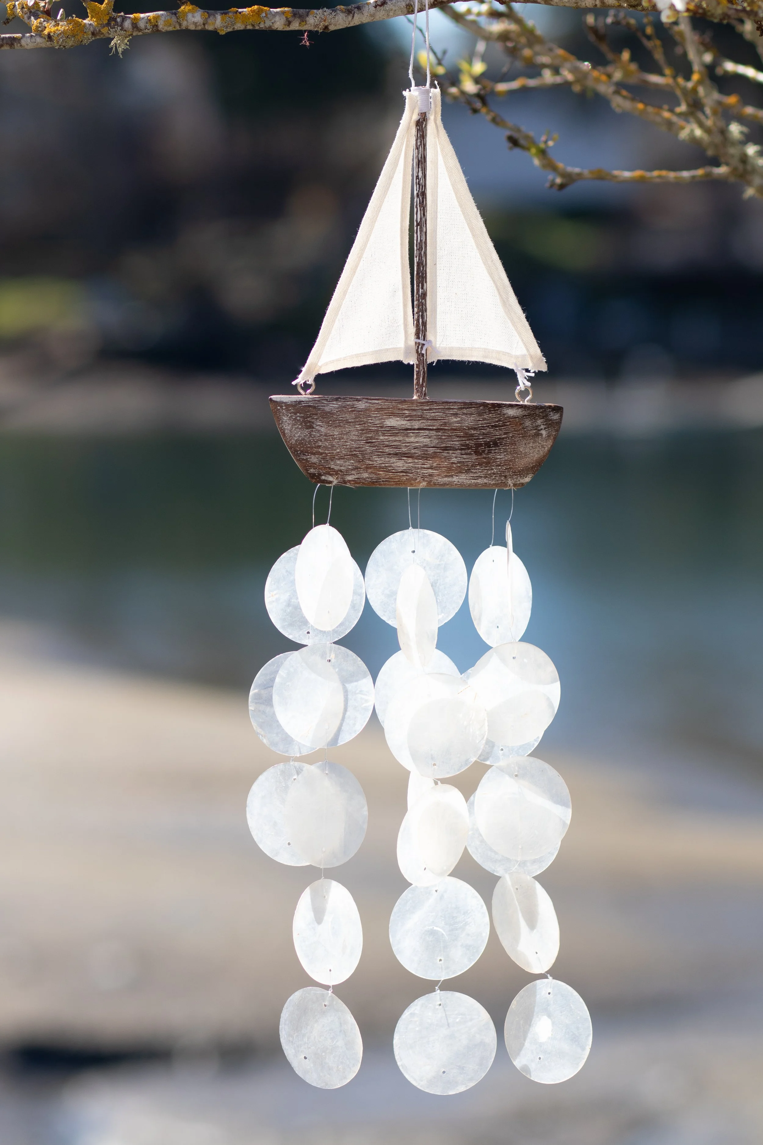 Cohasset Gifts and Garden — Upcycled Glass Wind Chimes