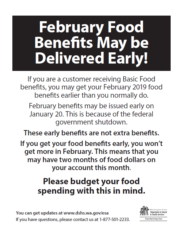 February SNAP Benefits — Sno-Isle Food Co-op