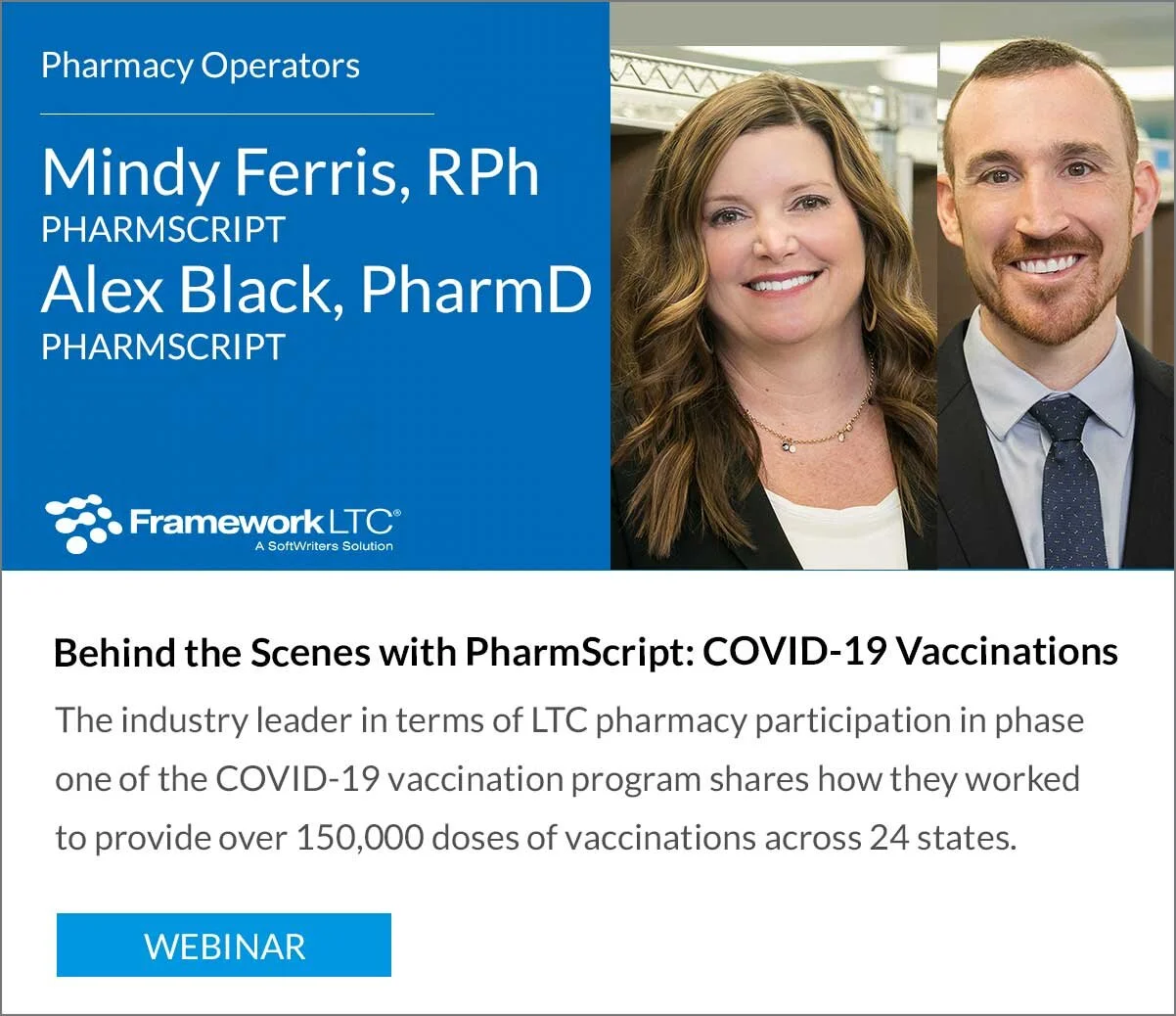 Webinars — FrameworkLTC Pharmacy Software Platform