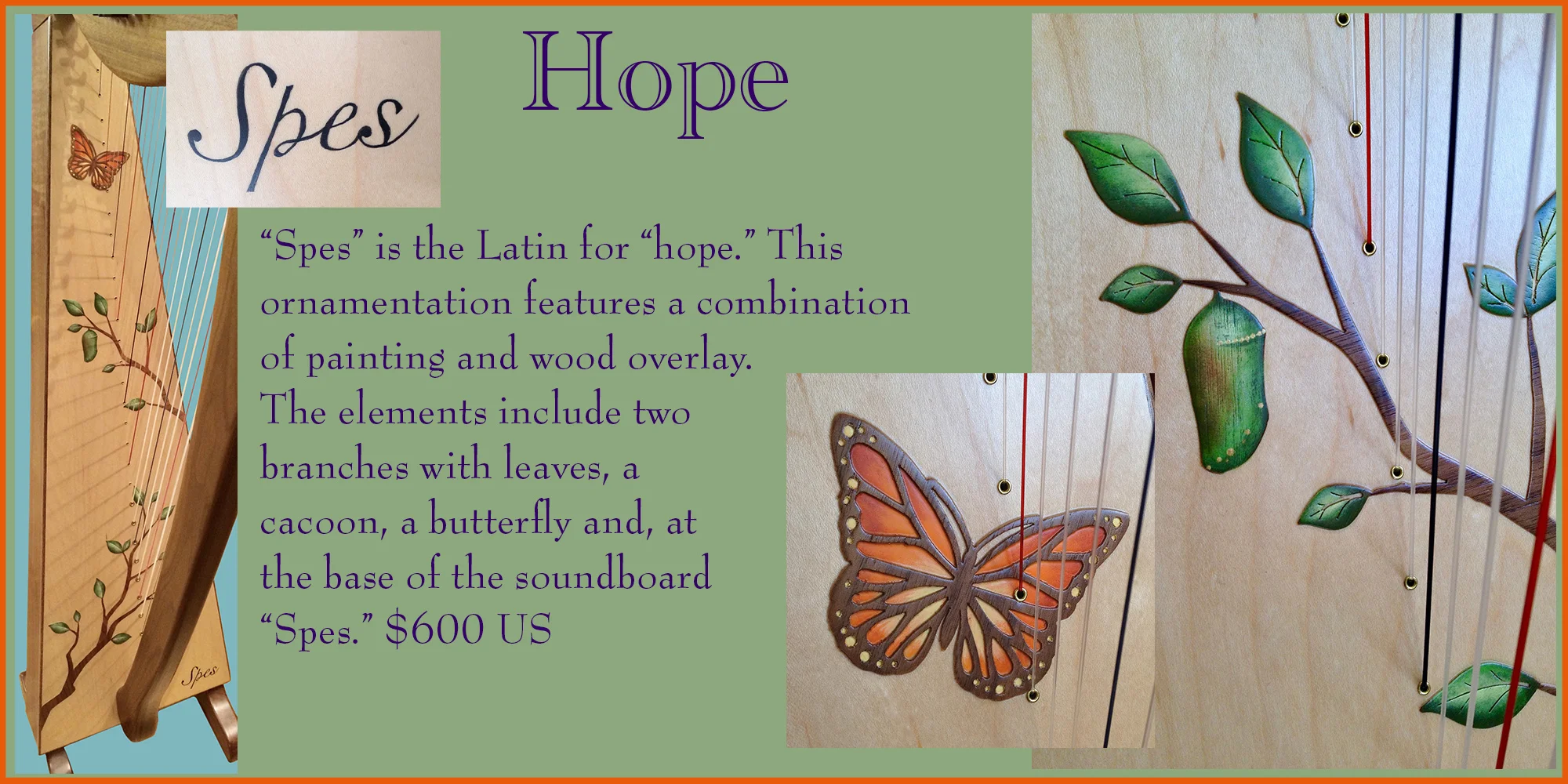 Rees Harps Ornamentation — Rees Harps Inc.