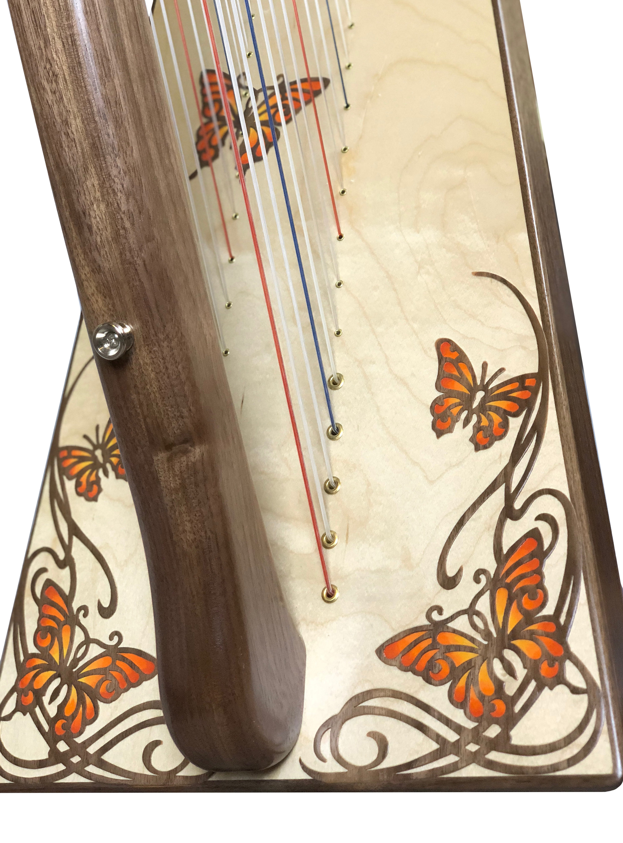 Rees Morgan Meghan 27-String Concert Lever Harp — Rees Harps Inc.