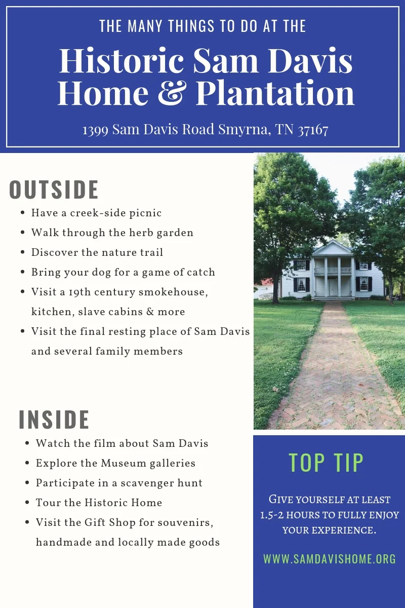 The Historic Sam Davis Home and Plantation: A Nonprofit Organization