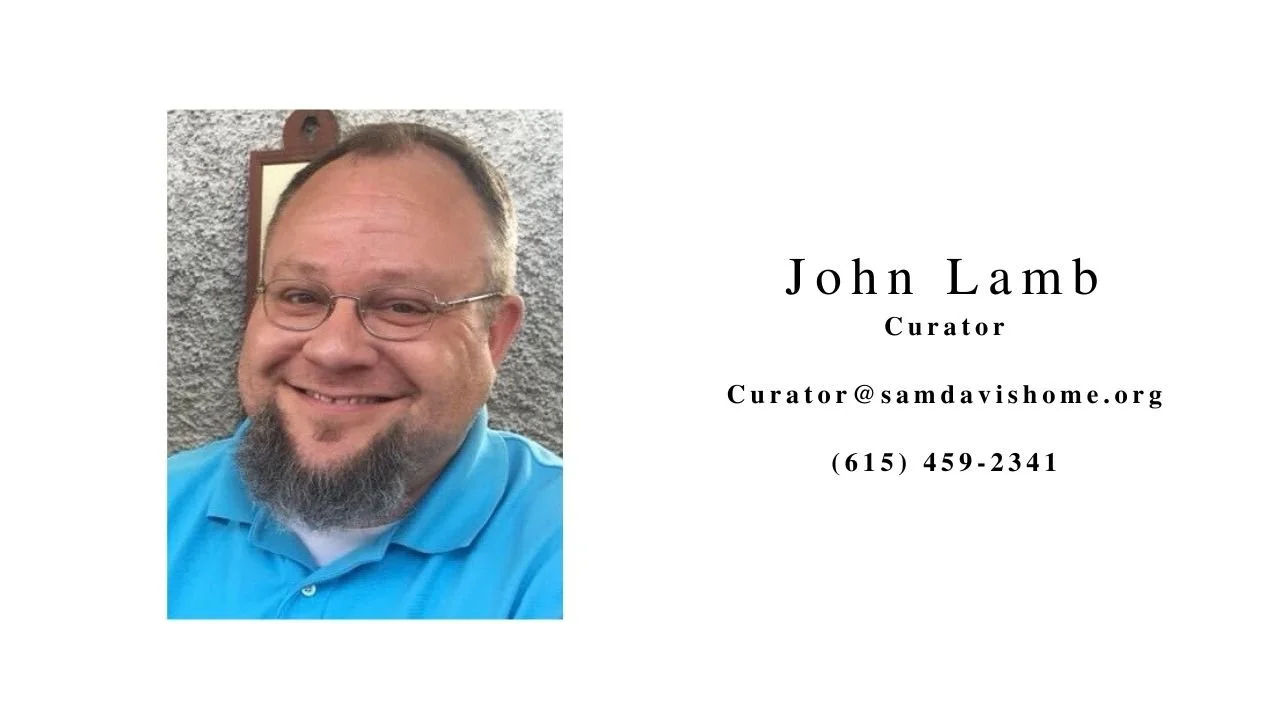 Our Staff — The Historic Sam Davis Home and Museum: A Nonprofit ...