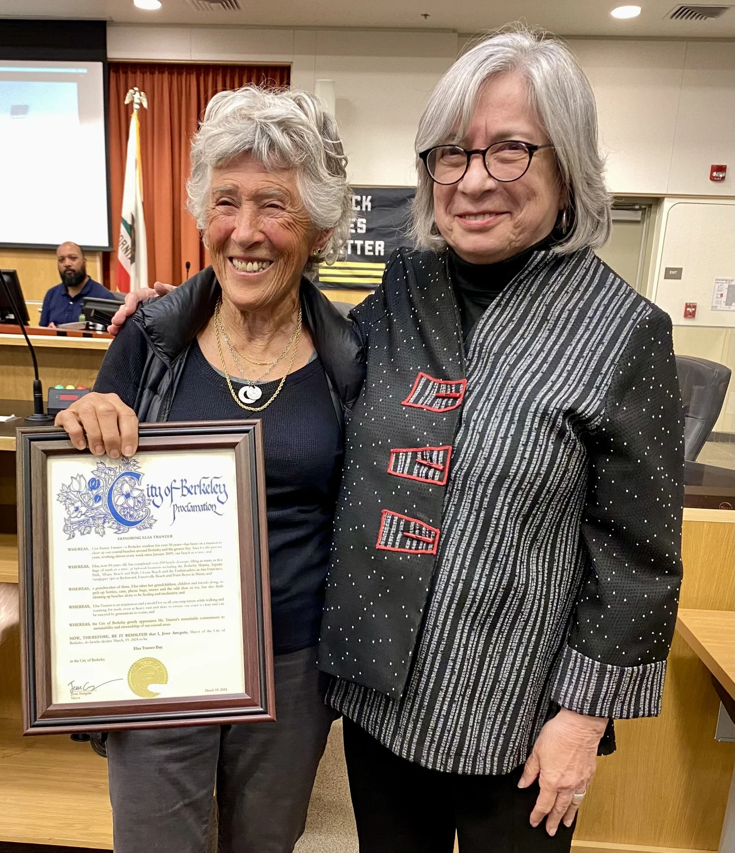 Elsa Tranter Honored by Berkeley City Council — Berkeley Path Wanderers ...
