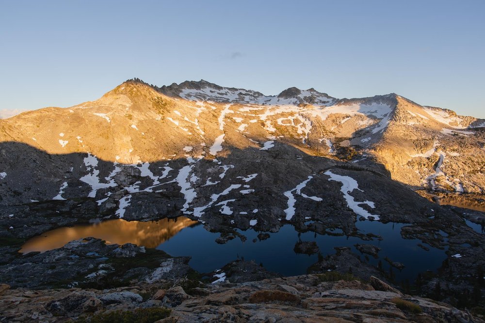 Island Lake, Twin Lakes, and Little Pyramid Peak