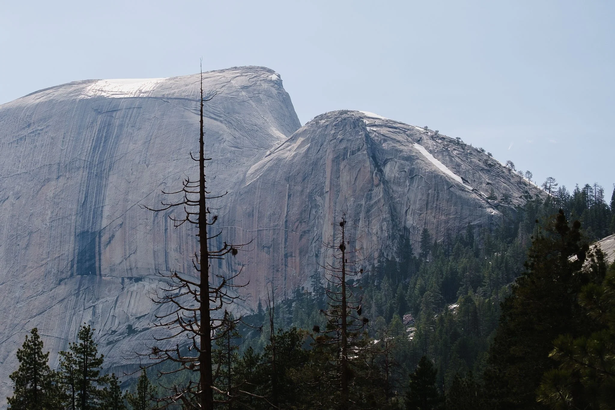 Yosemite Valley Backpacking to Cloud's Rest and Quarter Domes