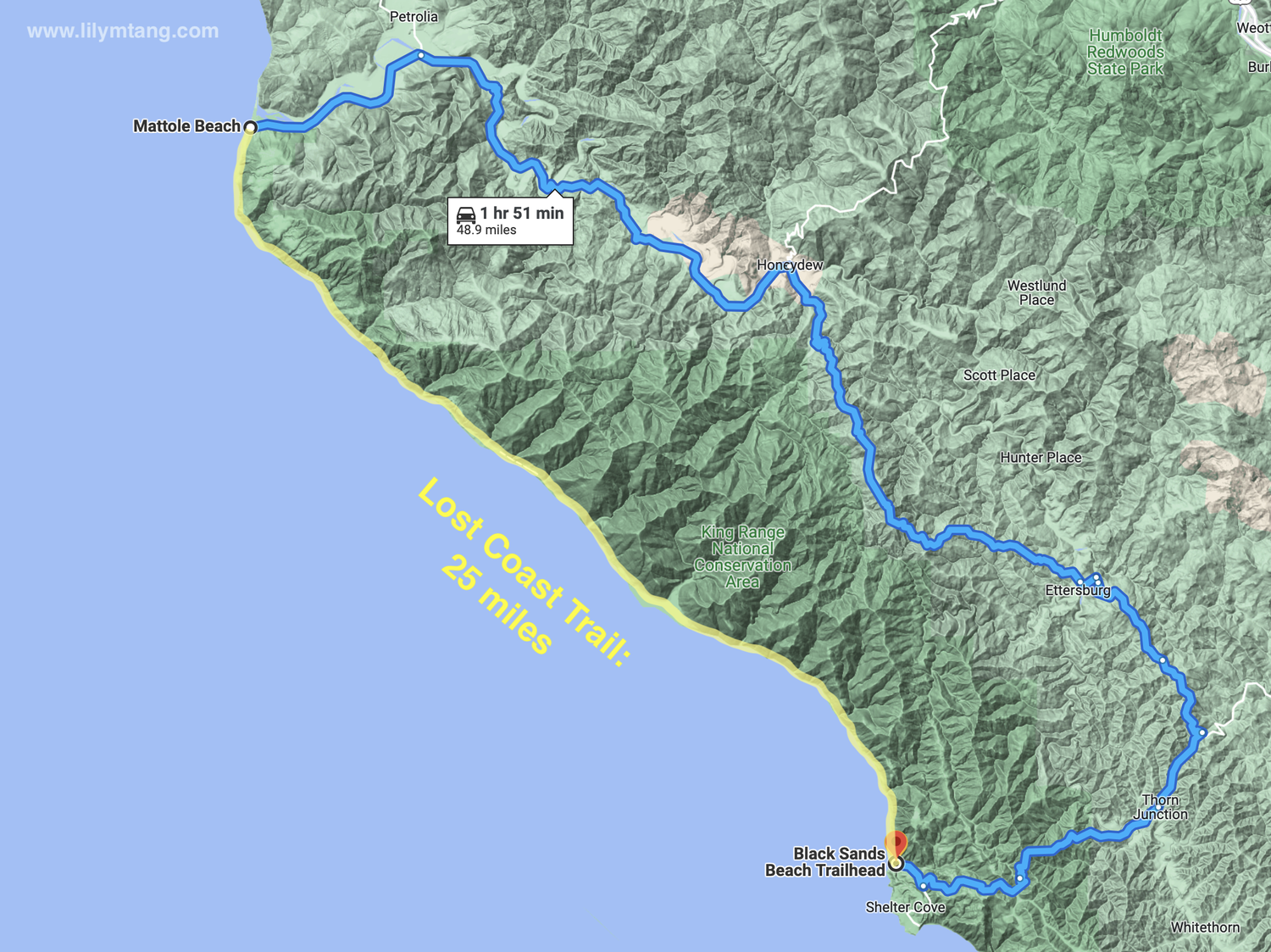 Guide to Backpacking the Lost Coast Trail