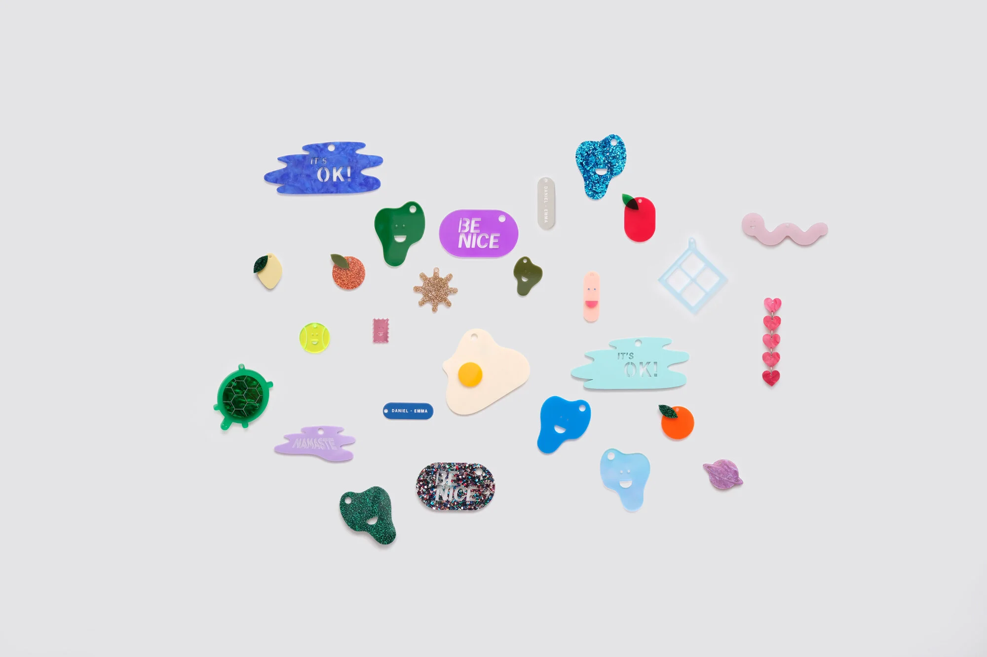 Lucky Charm - Orange (Glitter) — DANIEL - EMMA