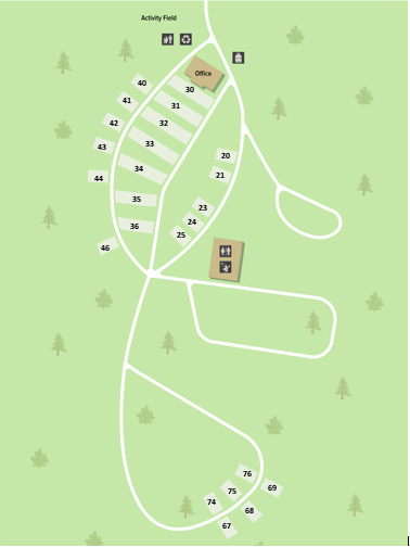 Park Map & Directions — Blue Ridge Travel Park