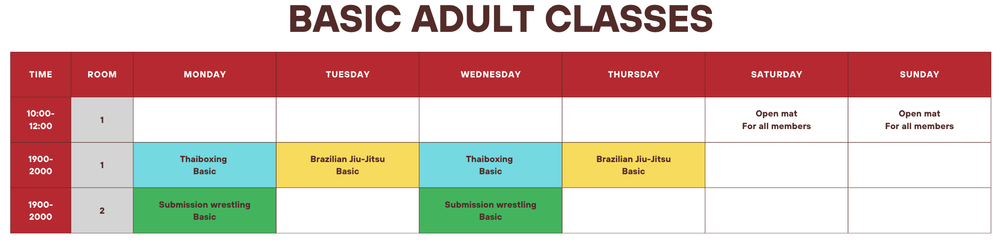 Timeplan Drammen — Frontline Academy