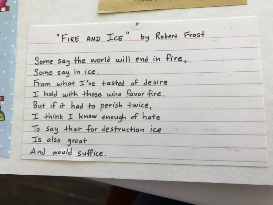 Robert Frost Quotes Fire And Ice