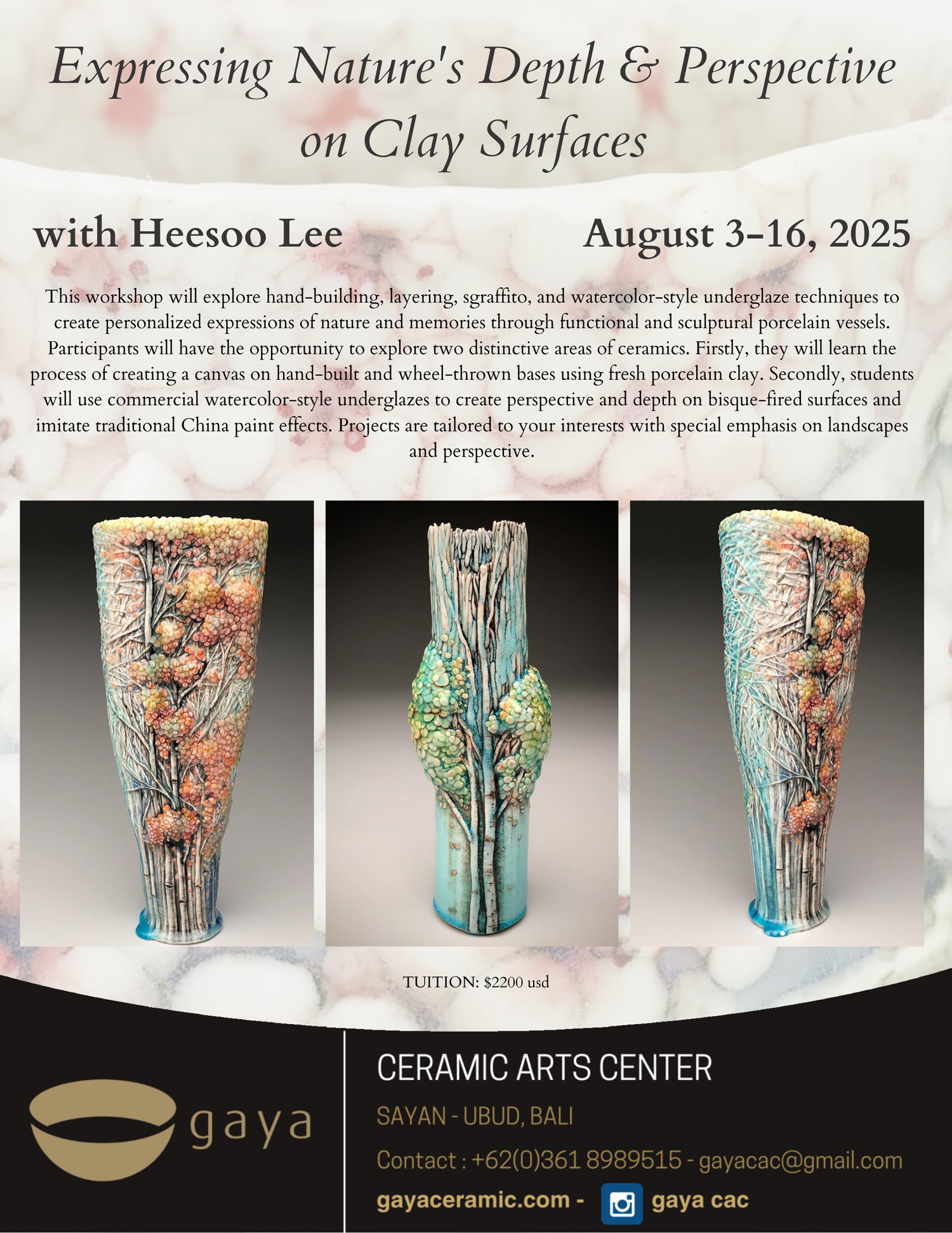 Heesoo Lee Workshop — Gaya Ceramic