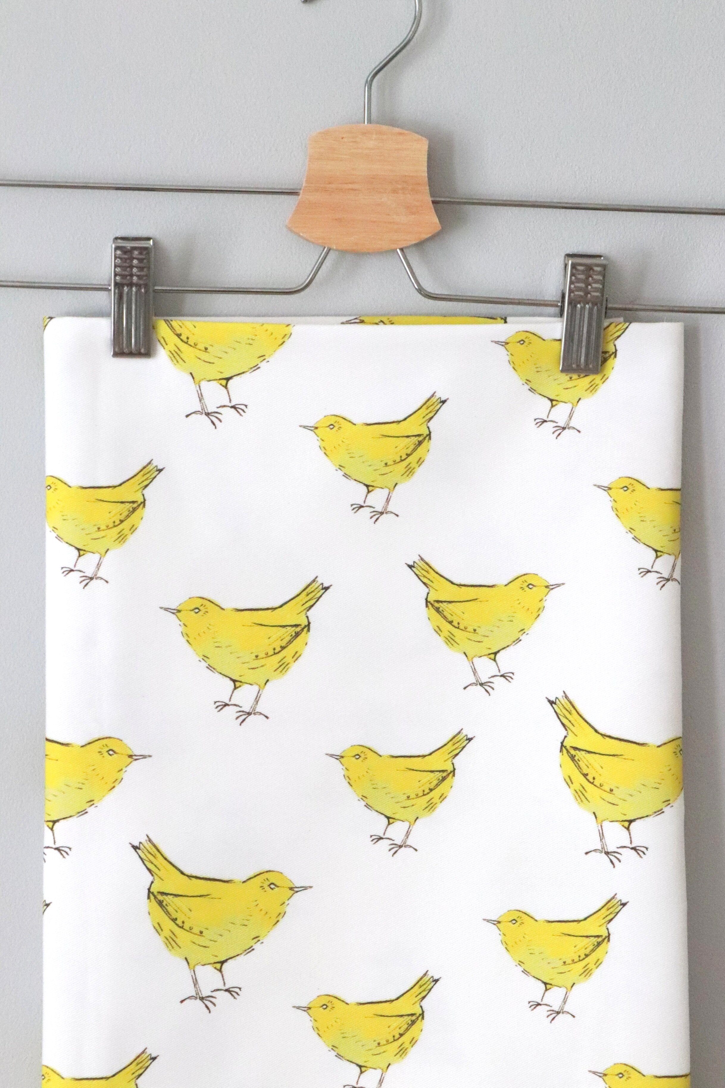 Yellow Bird Fabric by Seed Home Designs — Seed Home Designs