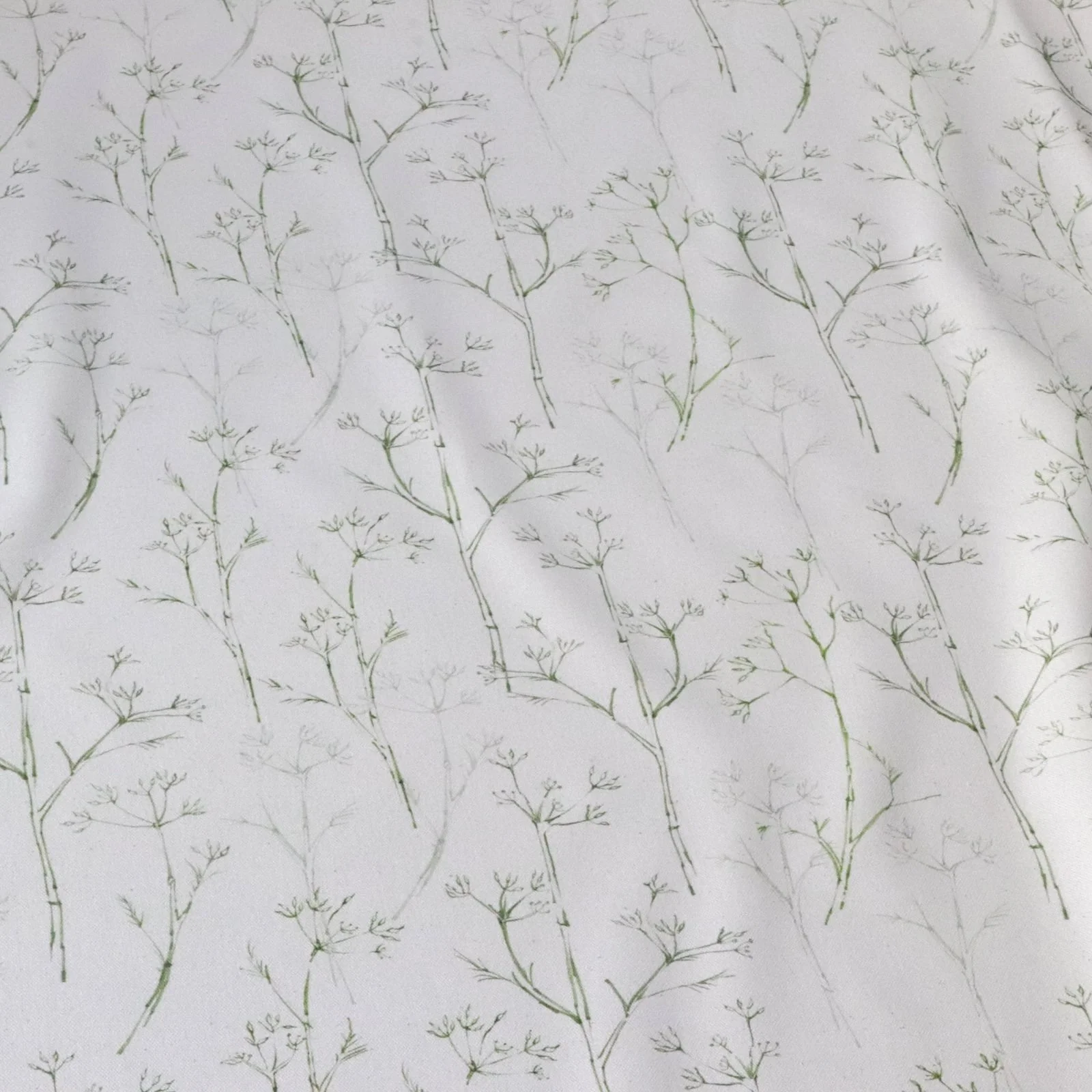 Sweet Herb Fennel Natural GOTS Certified Organic Soft Furnishing Fabric ...