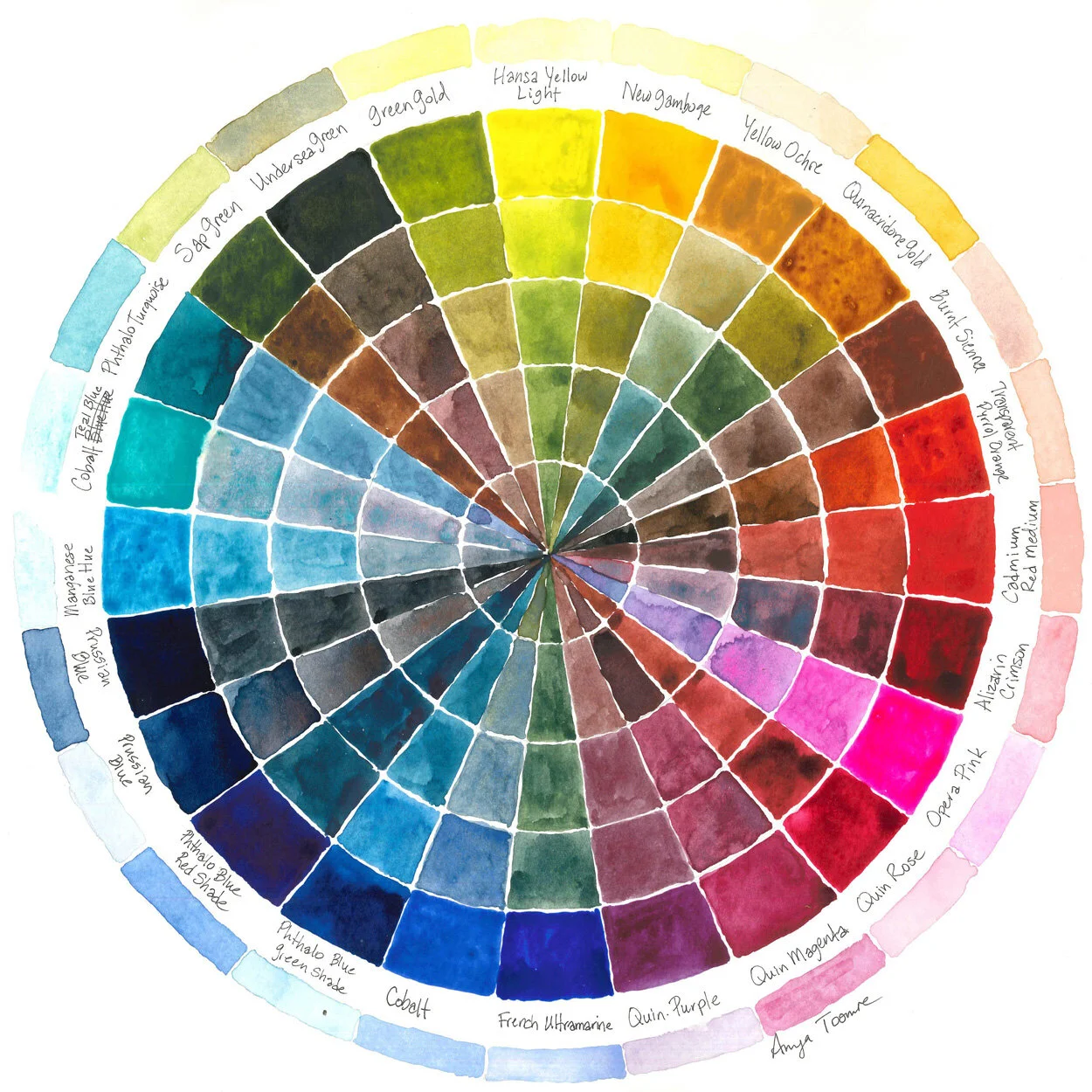 Crimson Color Chart