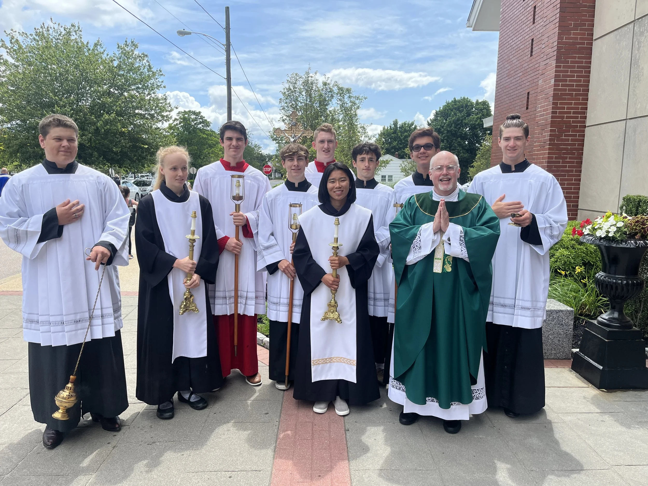Thanking Our OLM Senior Altar Servers — Our Lady of Mercy