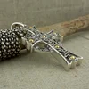 Sterling Silver Celtic Cross with 18K Accents — Basil-Ltd: Irish & Celtic