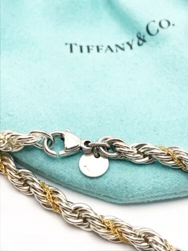 Tiffany & Co. 18KYG & SS Twist Rope Chain Necklace 24" — DeWitt's ...