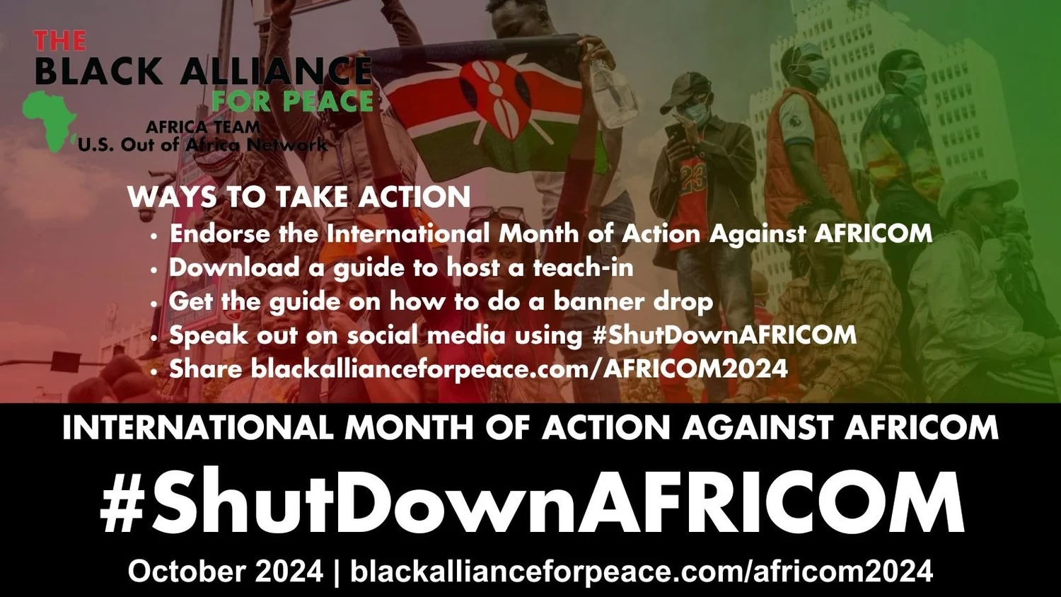 2024 Int'l Month of Action Against AFRICOM — The Black Alliance for Peace