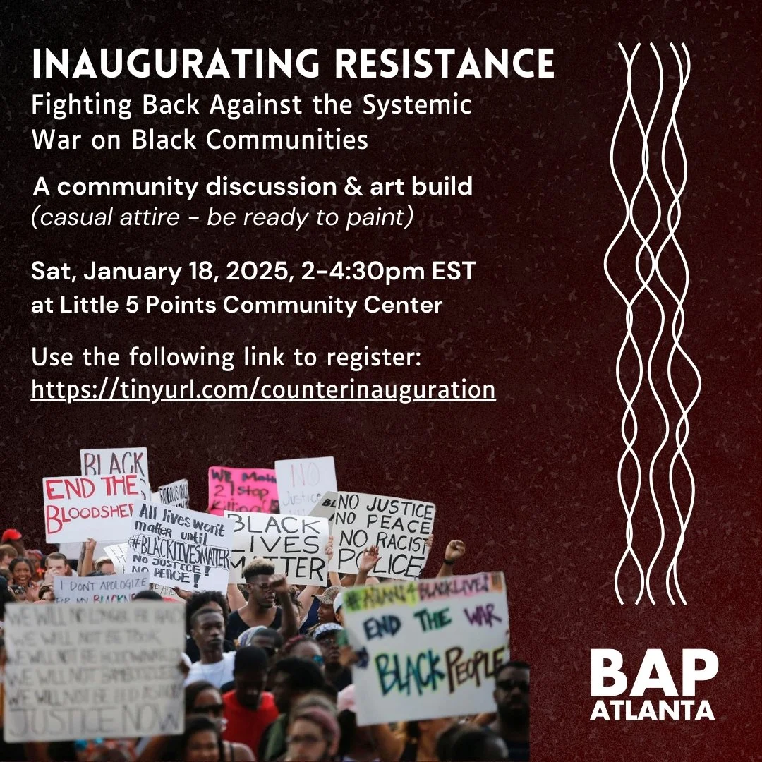 Inaugurating Resistance: Fighting Back Against The War on Black ...