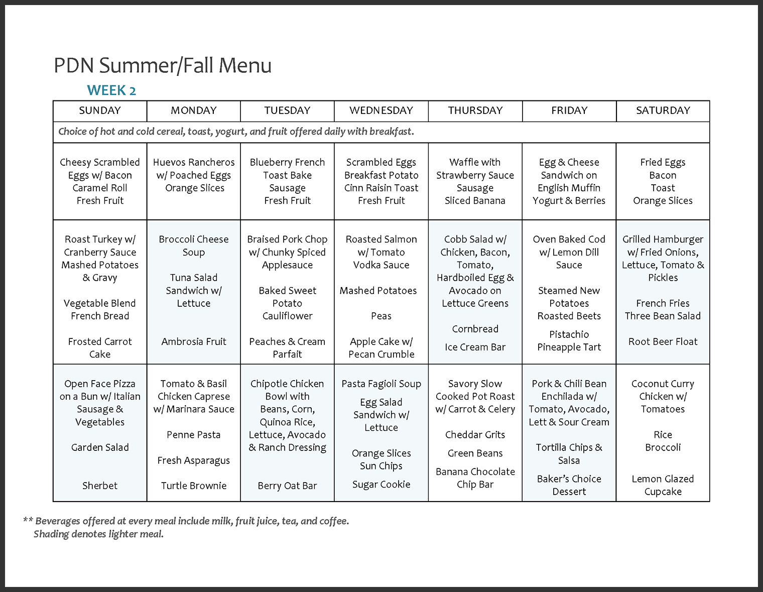 AL Menus & Recipes — Passion for Dining and Nutrition