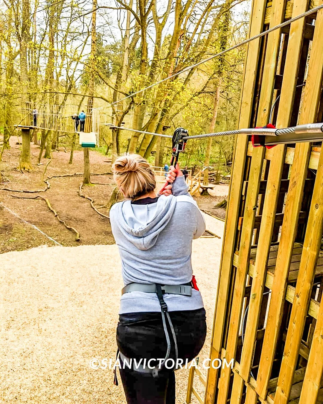 Living life adventurously at Go Ape in Coventry — Sian Victoria.